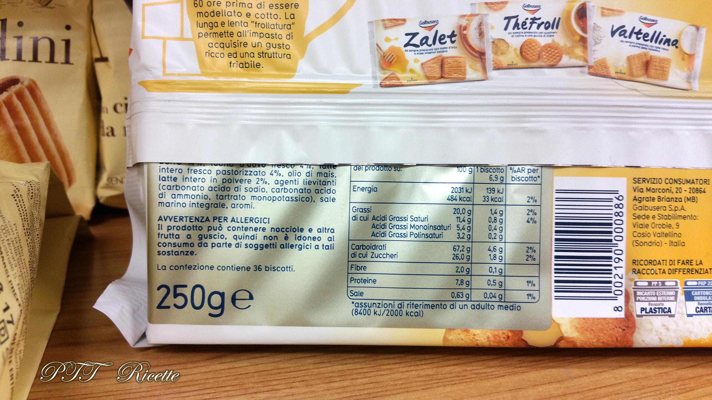 Etichette alimentari - PTT Ricette
