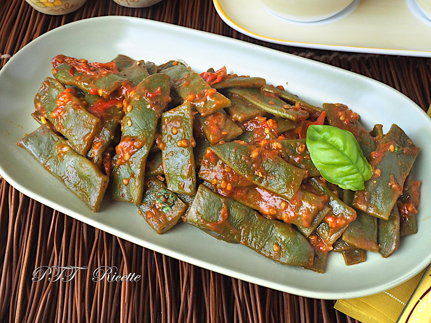 Fagiolini Piattoni al pomodoro - PTT Ricette