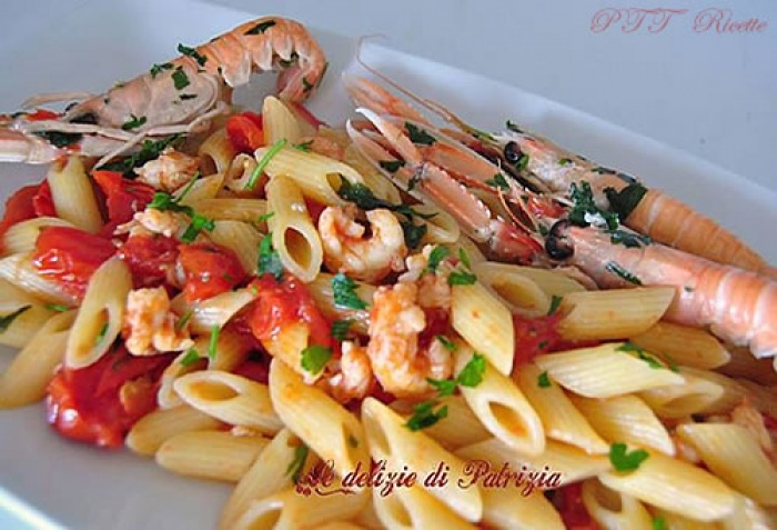 Penne agli scampi - PTT Ricette