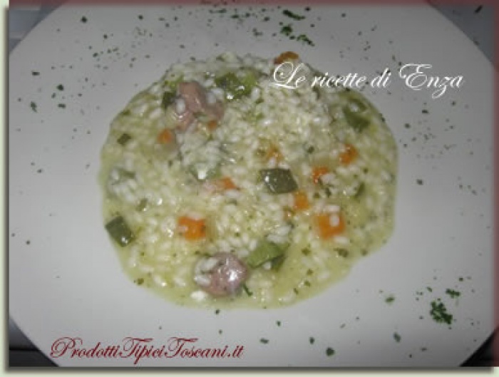 Risotto con verdure salsiccia philadelphia | Ricetta risotto - PTT Ricette