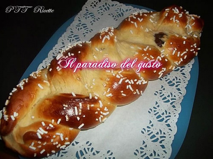 Treccione di pasta brioche con Nutella - PTT Ricette